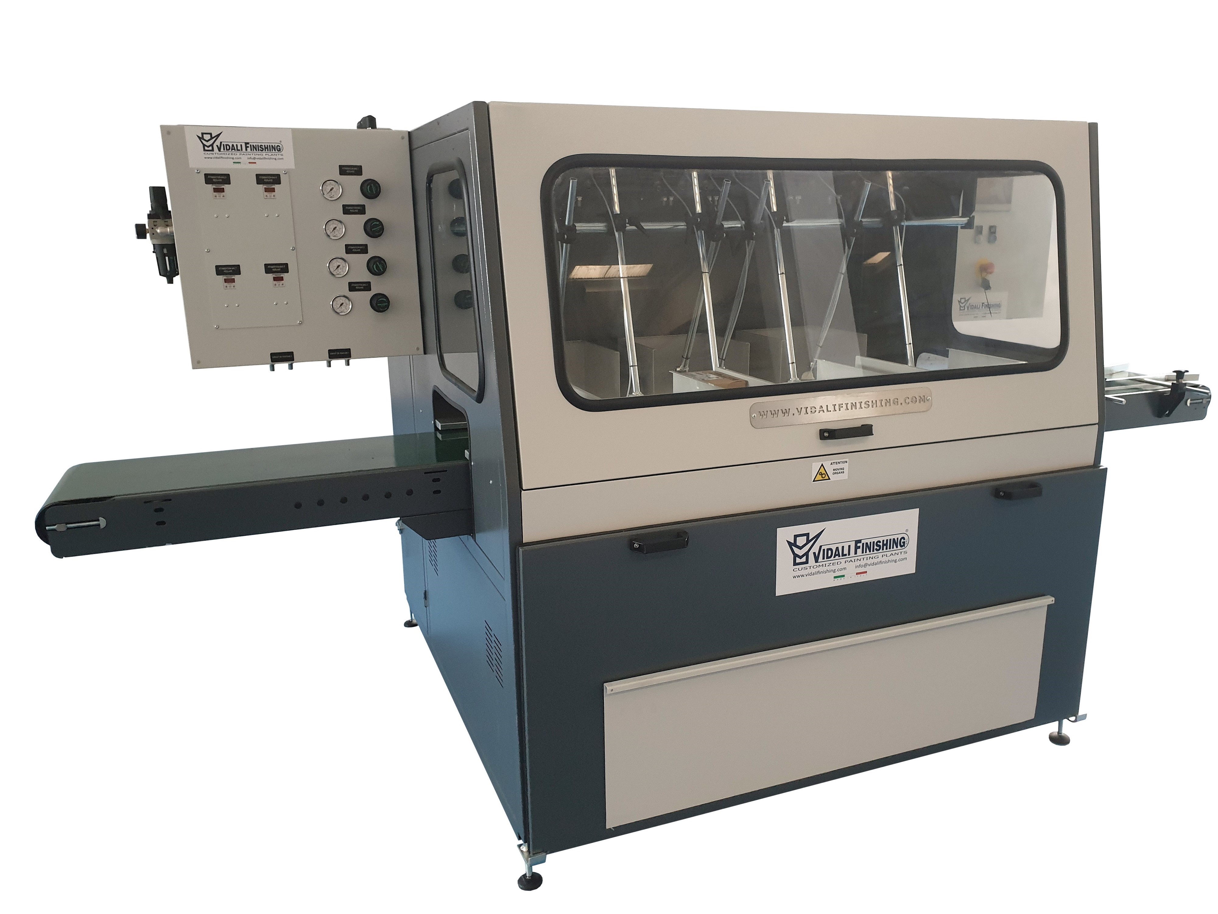 LINEAR SPRAY MACHINES | Vidali Finishing