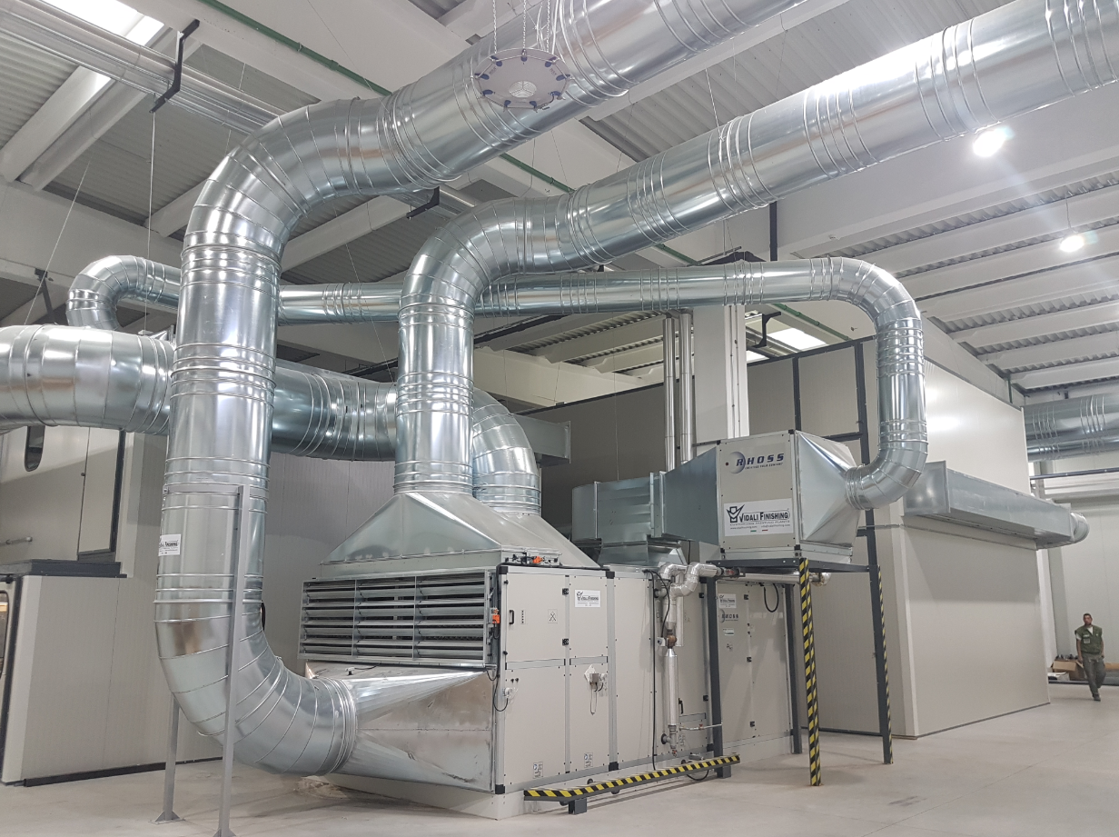 Carousel plant for handling | Vidali Finishing