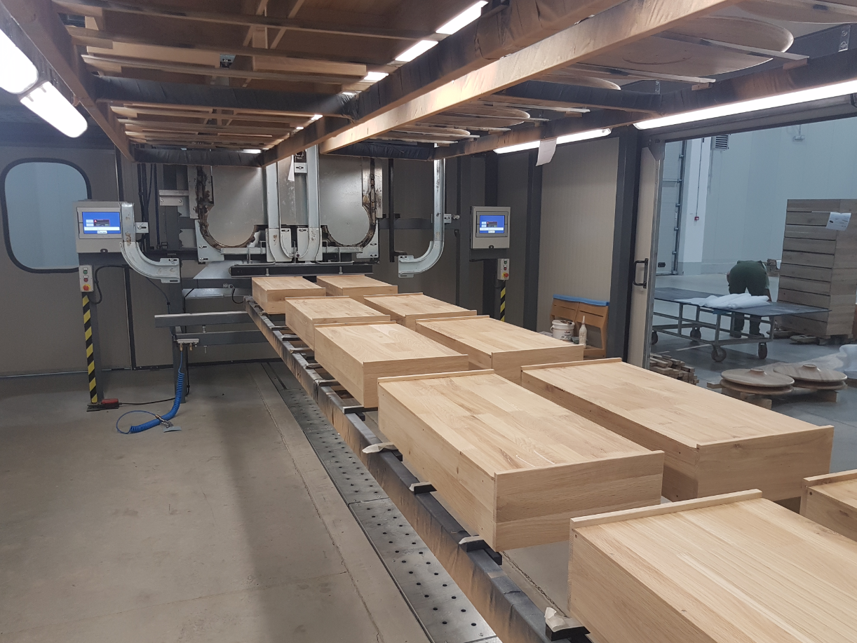 Carousel plant for handling | Vidali Finishing