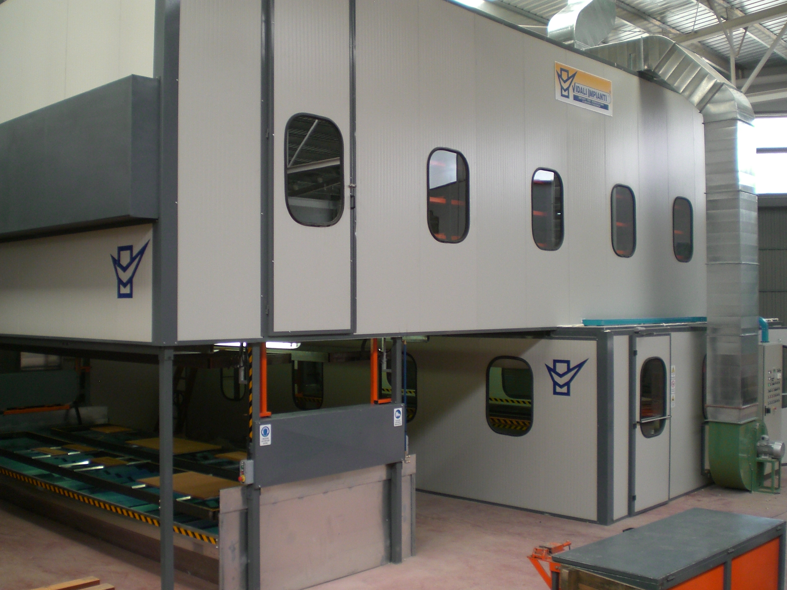 Carousel plant for handling | Vidali Finishing