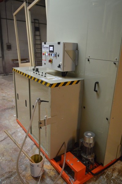 Flow coating mod. Polismall Five | Vidali Finishing