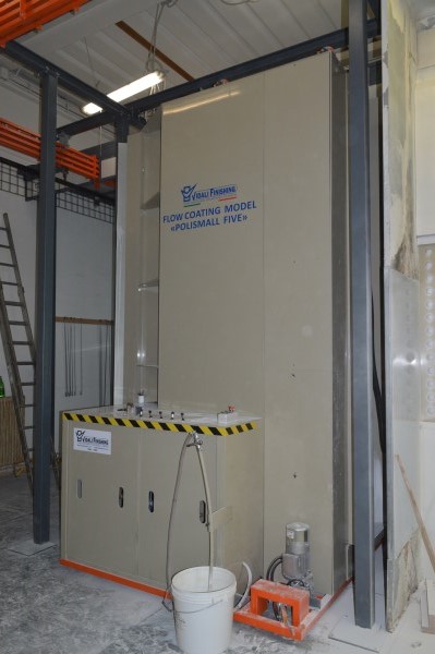 Flow coating mod. Polismall Five | Vidali Finishing